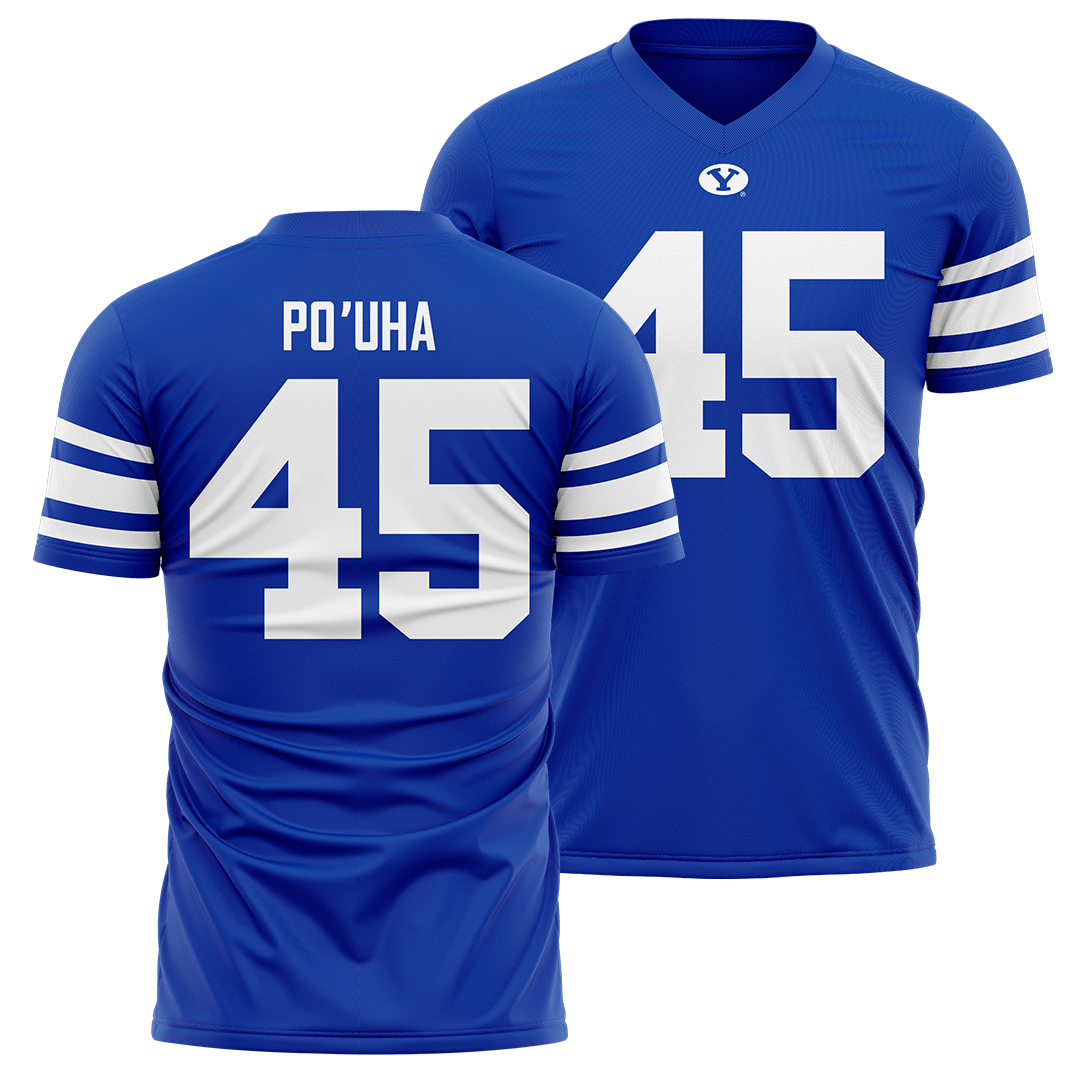 BYU 2025 Viliami Po'uha FOOTBALL JERSEY – The Royal Blue