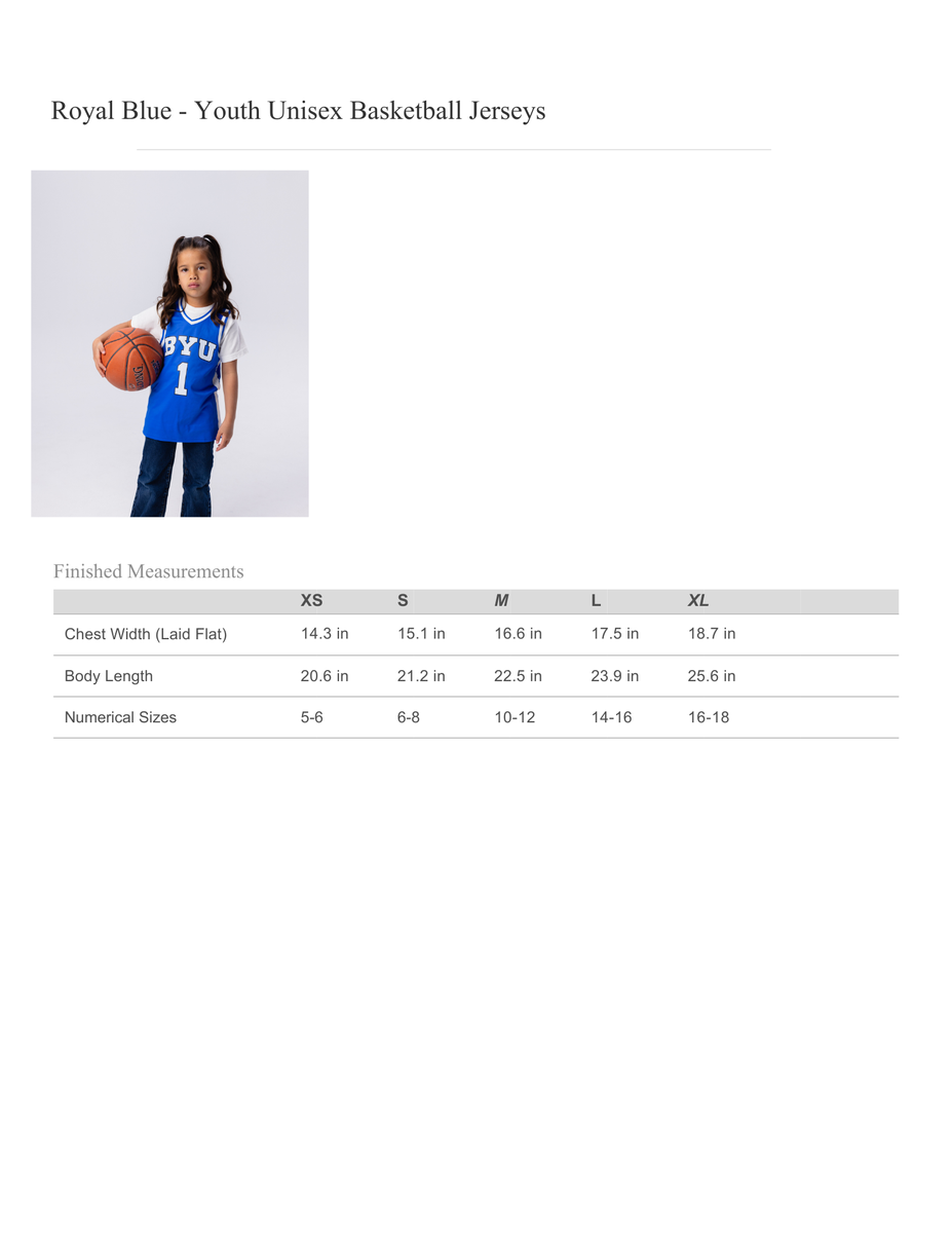 BYU 2025 Kambree Barber Basketball Jersey – The Royal Blue